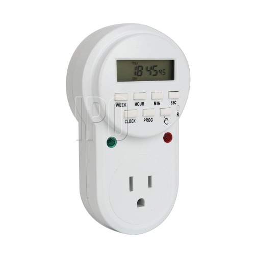 Hydroponic Weekly Digital Timer Usa Plug On-auto Switch Indoor ...