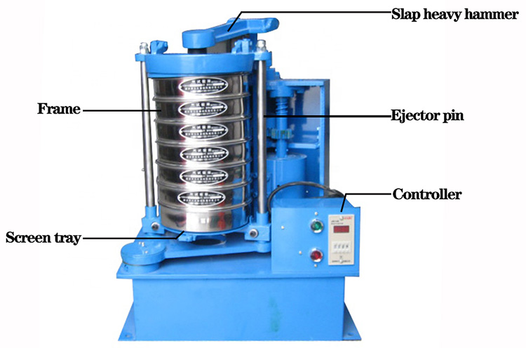 Vibrating Sieve Shaker Machine For Laboratory Diamond Particle Size ...