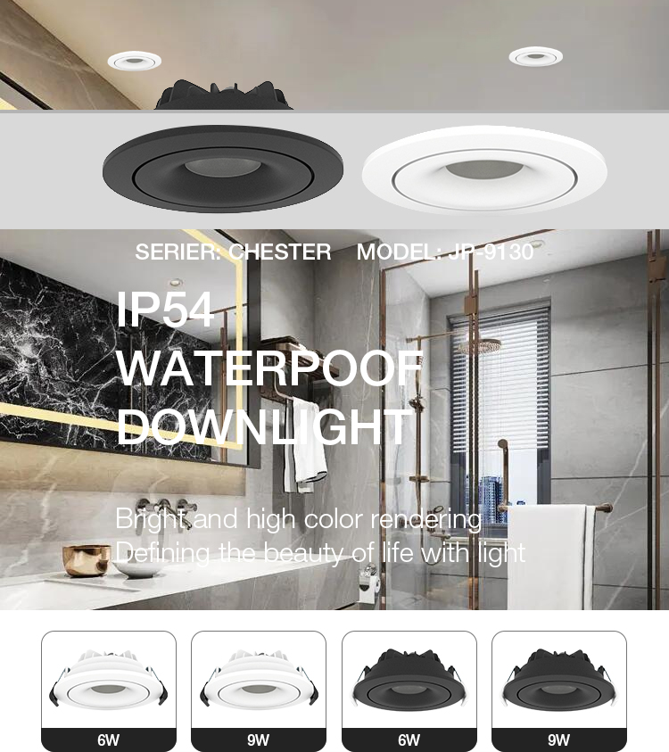 Circular 230v Germany Standard Junction Box Led Dimmable Downlights ...