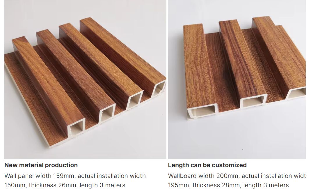 Wood Wave Wpc Wall Backdrop Panel For Indoor Molding, High Quality Wood ...