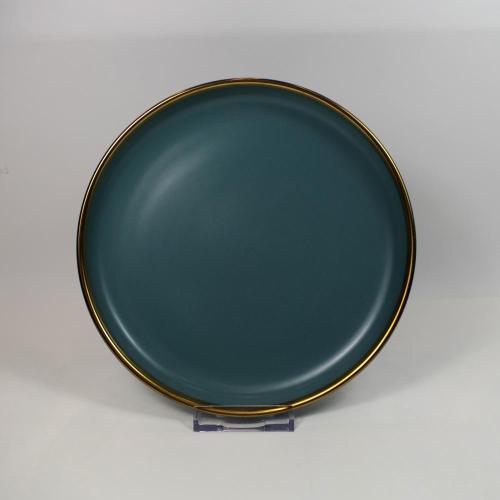 Stoneware Dinnerware Set W/gold Rim, High Quality Stoneware Dinnerware ...