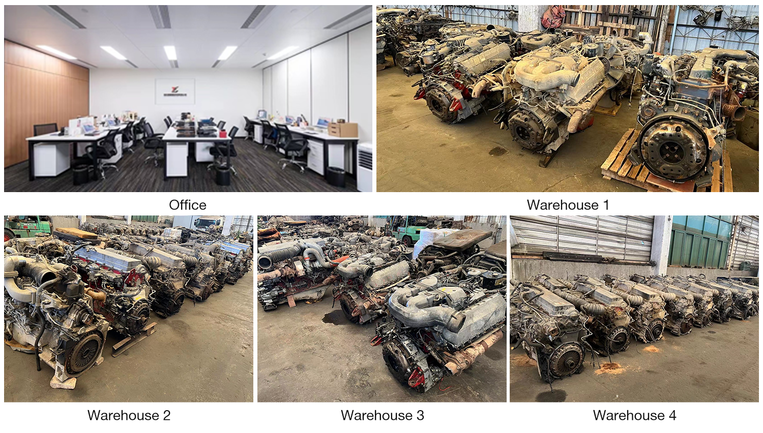 Original Weichai Wd615 Used Diesel Engine Assembly With 6 Cylinders For ...