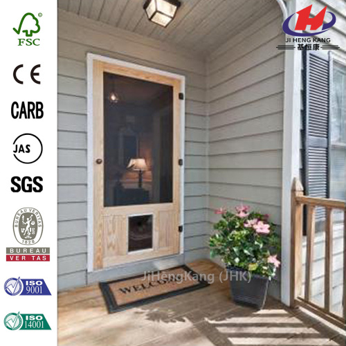 Reversible Wood/solid Vinyl Screen Door, High Quality Reversible Wood ...