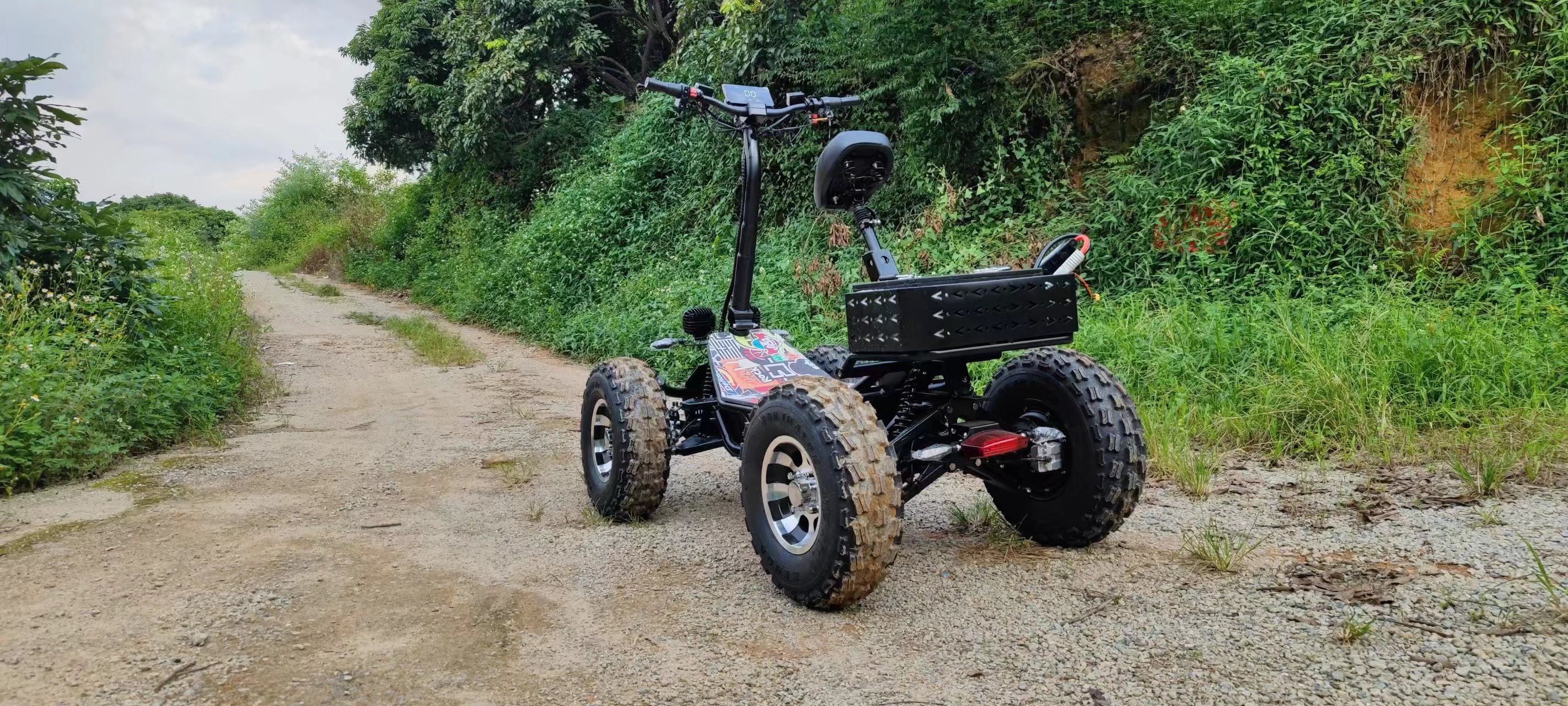New 50ah-80ah Electric Off-road Quad Bike: 60v, 8000w Power, 50km/h ...