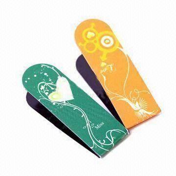 Magnetic Bookmarks, Made Of 157gsm Art Paper, With Gloss Lamination And ...