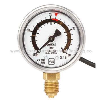 Wika Pgs21.050 Bourdon Tube Pressure Gauge With Switch, With Vds Approval, High Quality Wika ...