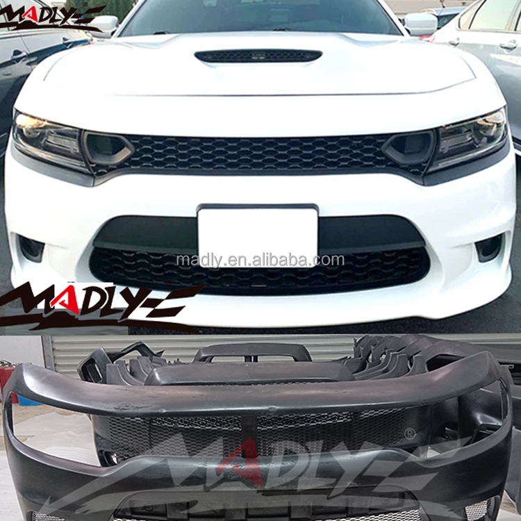Madly Body Kits Charger Srt8 Hellcat Style Front Bumper For Dodge ...