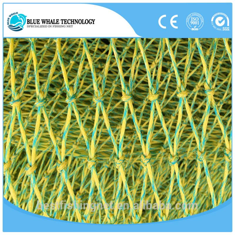 Blue Whale Brand Twine Rope Plastic Fishing Net With Stable Quality ...