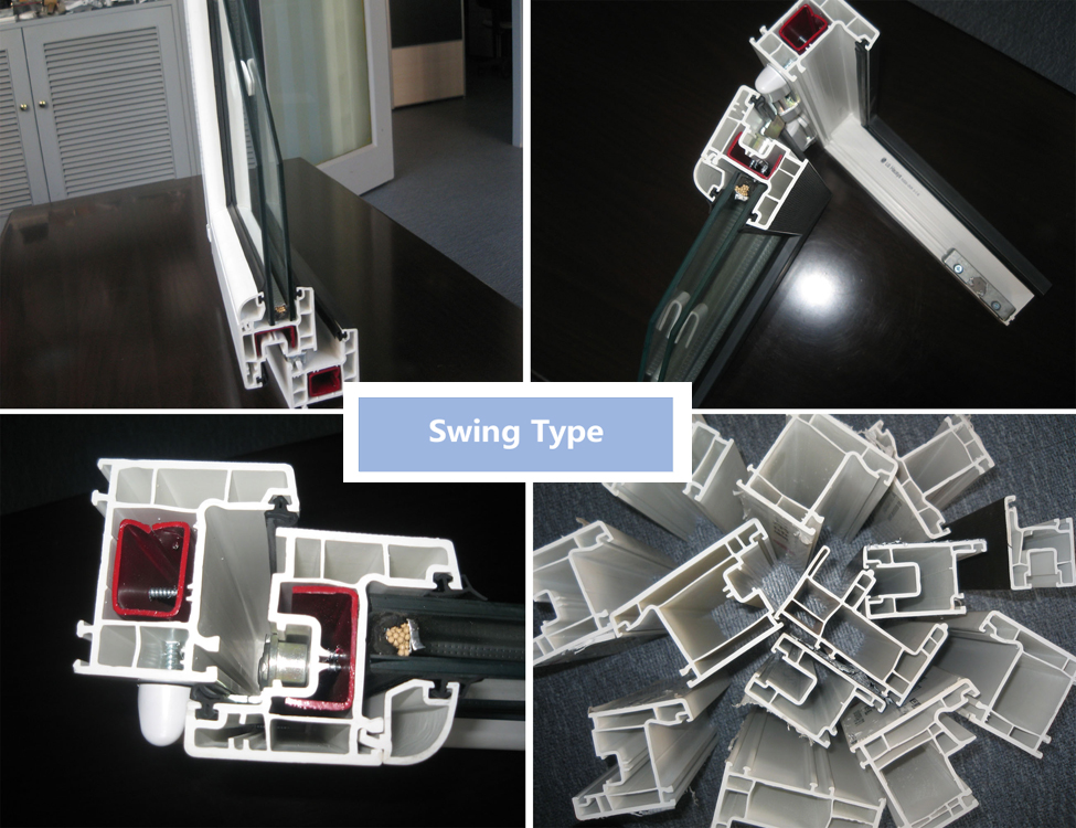 Foshan Manufacturers Half Glass Pvc Bathroom Door Designs, High Quality ...
