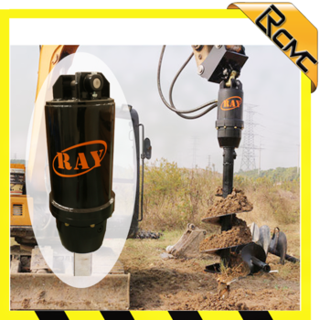 Rotating Digging Auger Hydraulic Auger Drilling Bit Root Digging Auger ...