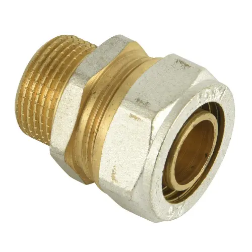 Brass Male Straight Compression Couplings, High Quality Brass Male ...