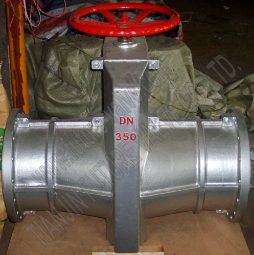 Cast Aluminum Pipe Clamp Valve, Pinch Valve Dn350 Manufacturer, High ...