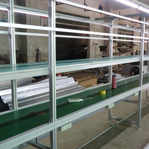 Customized Table Top Belt Conveyor Assembly Line China Manufacturers ...