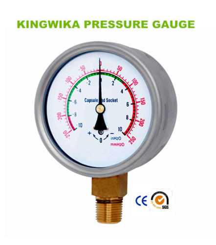 Capsule Manometer Pressure Gauge, High Quality Capsule Manometer ...