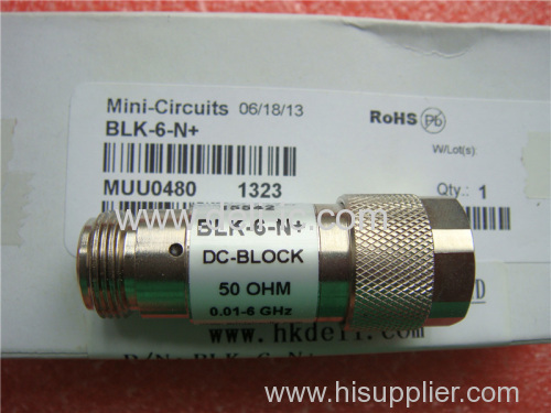 Blk-6+ - Dc Block N-type - Mini-circuits , High Quality Blk-6+ - Dc ...
