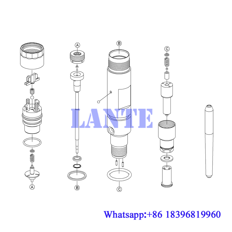 Common Rail Injector 0445120179 Injector Nozzle 0445120179, High ...