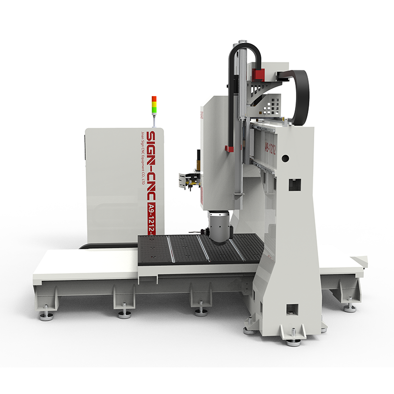 1200x1200mm 5 Axis Cnc Router With Taiwan Syntec System For Mdf And ...
