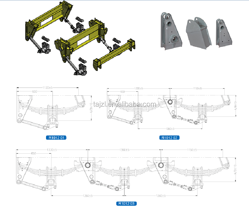 2024 Fruehauf Front, Middle, And Rear Hanger, High Quality 2024 ...