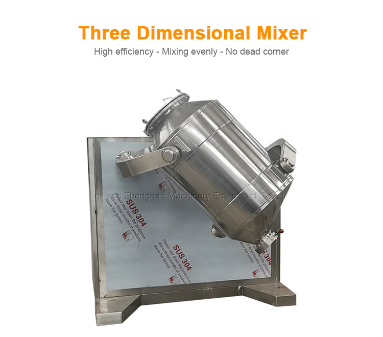 3d Rotate Drum Powder Mixer Blending Machine, High Quality 3d Rotate ...