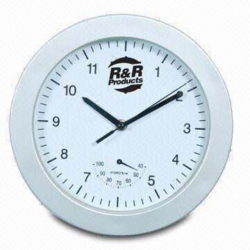 High-quality Wall Clock With Temperature And Humidity Functions, Made ...