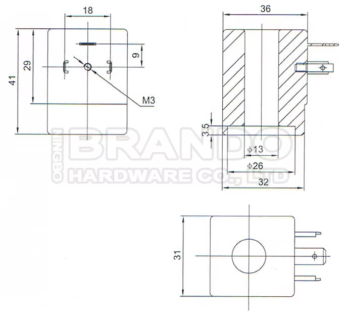Gem-sol Type Solenoid Coil Gem-b-31 Gem-b-33 Gem-b-34 Gem-b-37, High ...