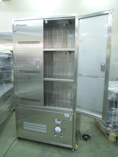 Cleanroom Garment And Supply Storage Cabinet With Softwall Or Hardwall ...