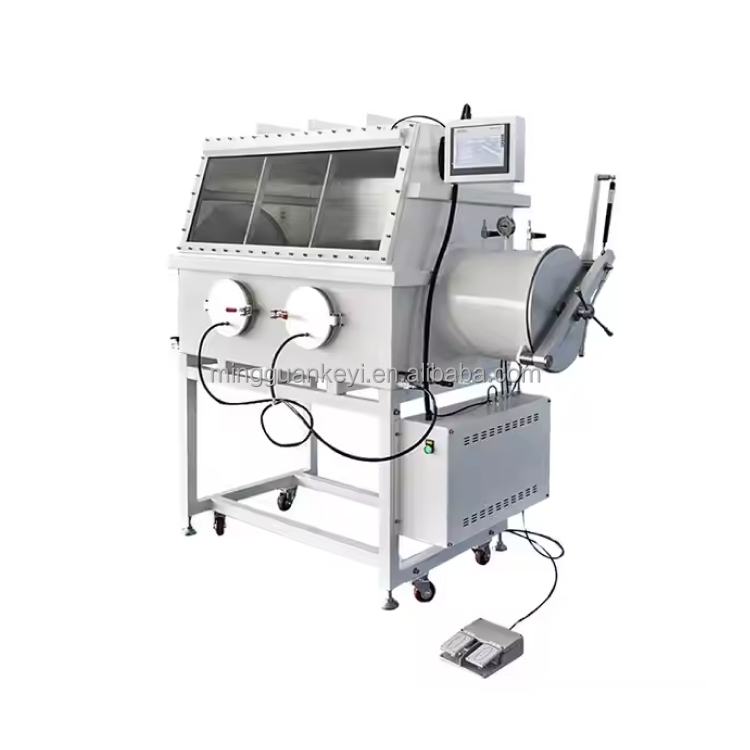 Inert Gas Glove Box For Lithium Battery Electrolyte Operations At -0.1 ...