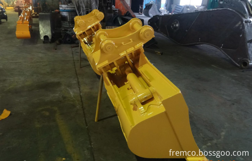 2 Silinder Komatsu Pc200 Excavator Tilt Bucket, kualitas tinggi 2 ...