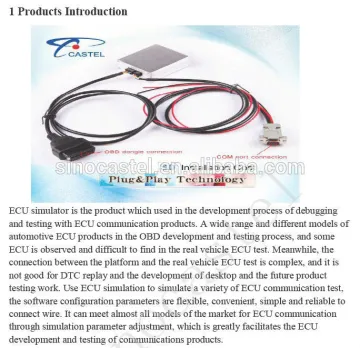 Ecu Designed For Obd Diagnostic And Tracking Purpose, High Quality Ecu ...