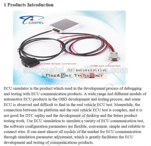 Ecu Designed For Obd Diagnostic And Tracking Purpose, High Quality Ecu ...