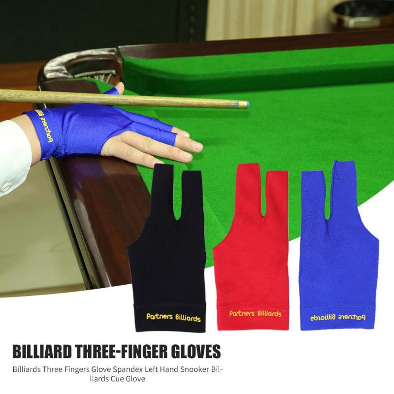 Billiards Three Fingers Glove Left Hand Snooker Billiard Glove Free ...