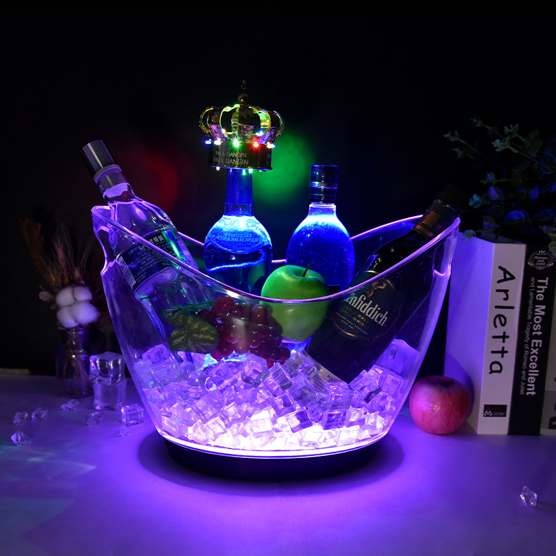 Customized Logos Ice Cream Buckets For Hotel Bars And Rooms, High ...