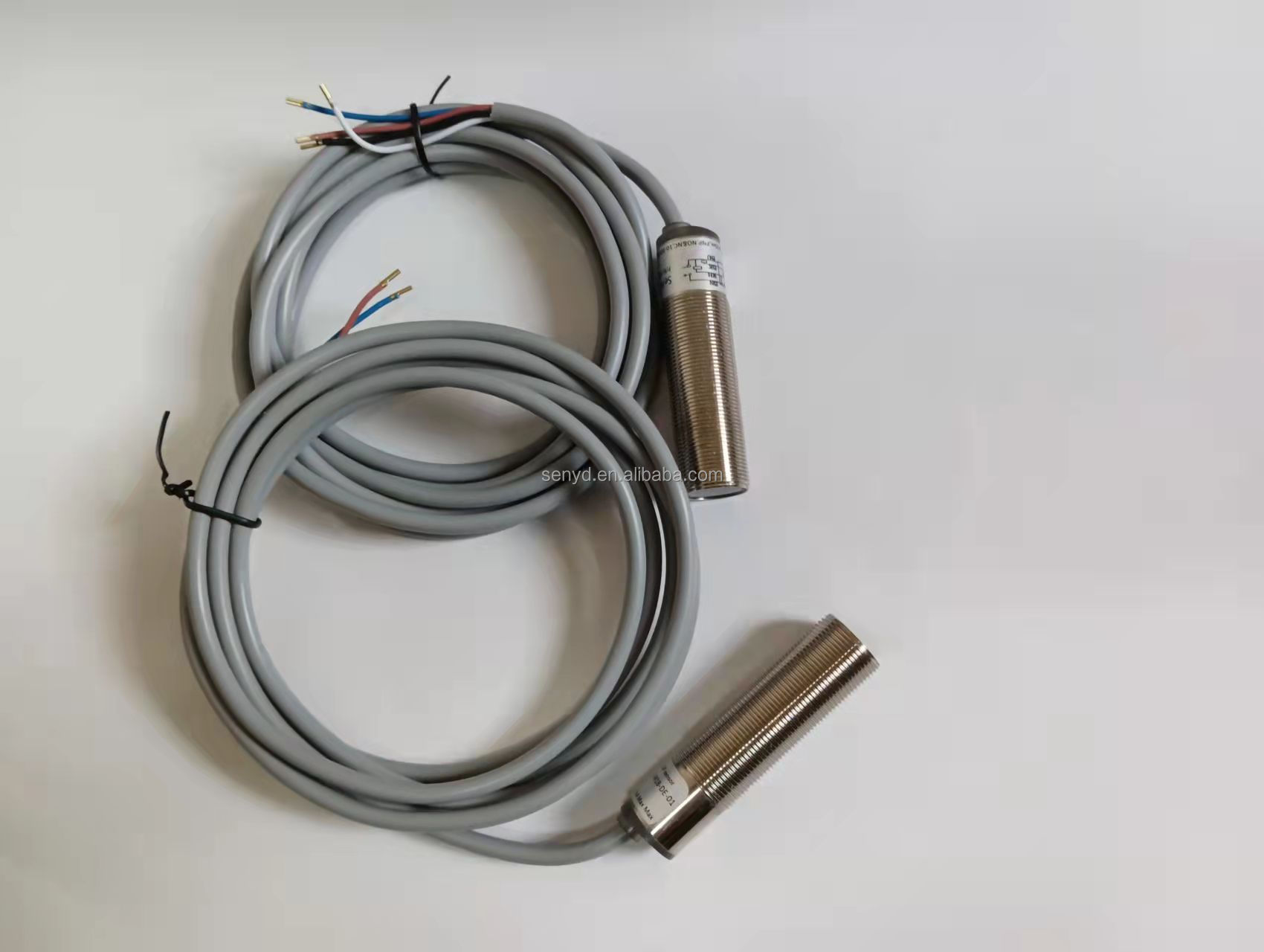 Metal Housing 15m Range M18 Cylindrical Through-beam Photoelectric ...