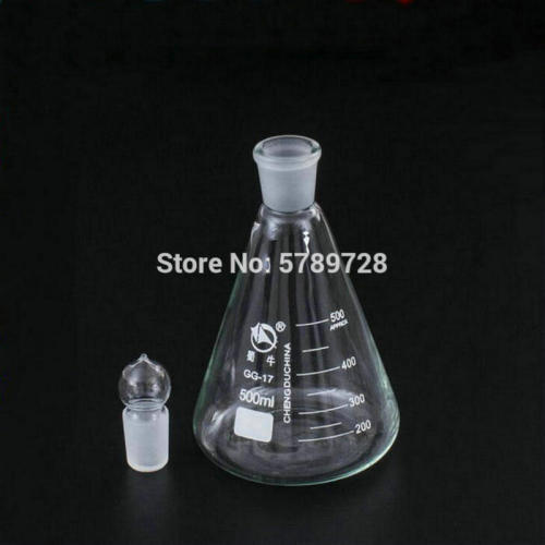Lab Conical Borosilicate Glass Flask With 19# 24# 29# 34# Spherical ...