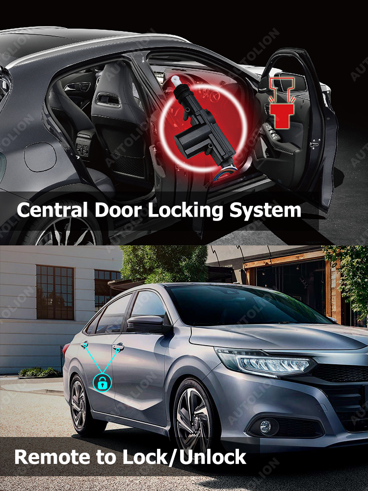 Universal Central Door Locking System Kits With Remote Auto Control ...