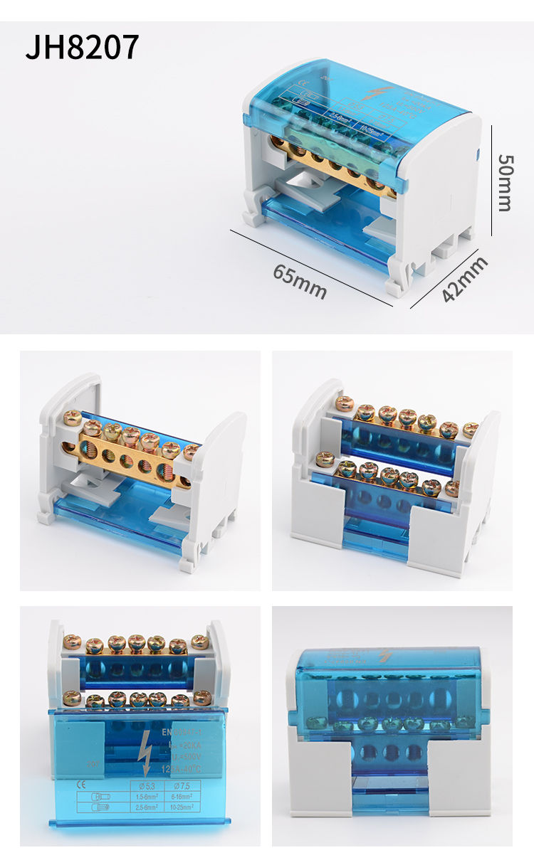 Copper Bar Terminal Block Power Distribution Box, High Quality Copper ...