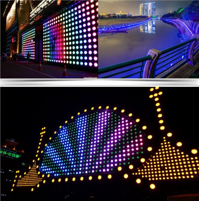 Outdoor Rgb Led Pixel Point Light 2watt, High Quality Outdoor Rgb Led ...