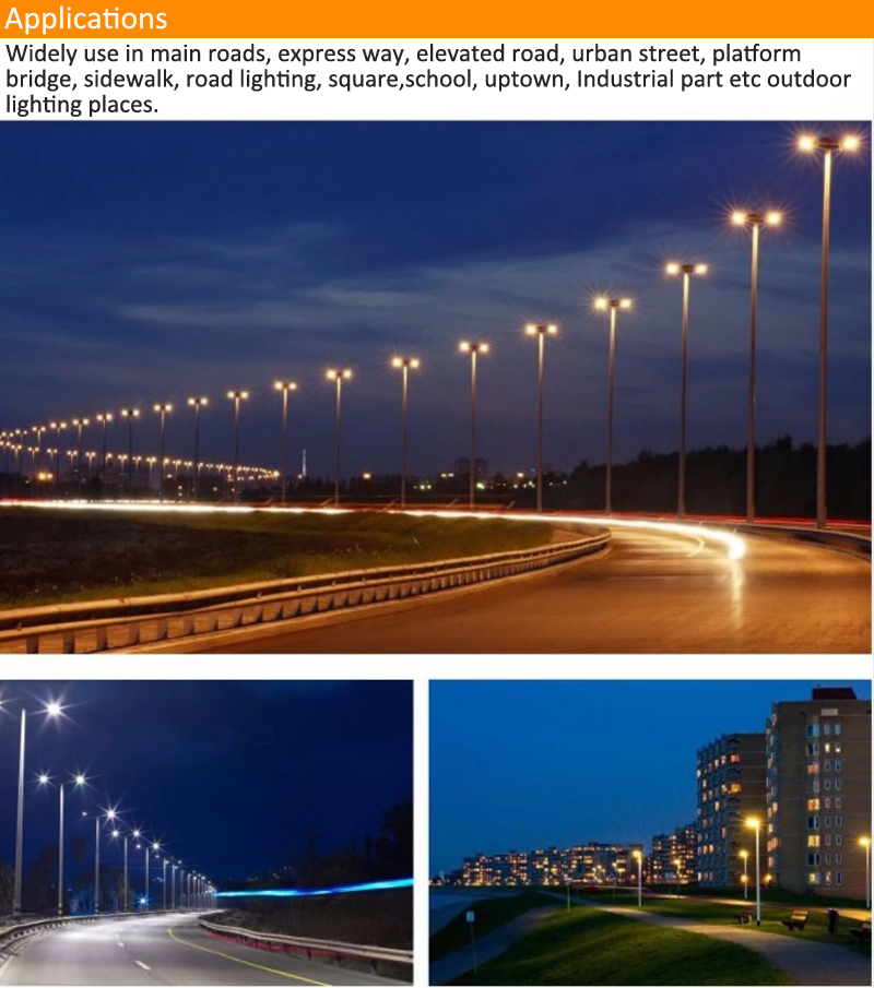 Smd Chip Led Street Lights With Heat Dissipation And Waterproofing ...