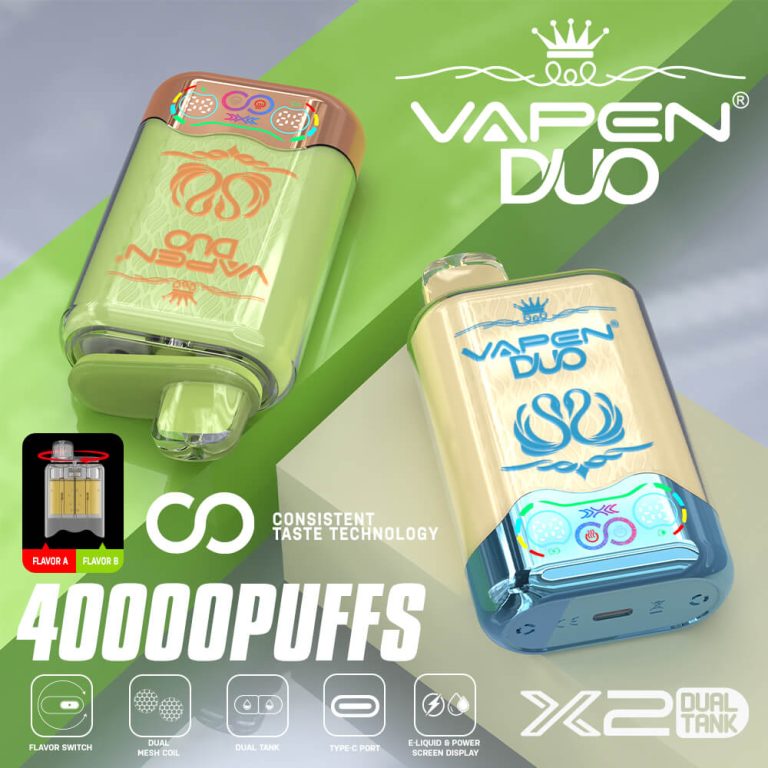 Vapen Duo 40000 พัฟ Disposer คุณภาพสูง Vapen Duo 40000 พัฟ Disposer บน ...