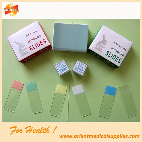 Frosted Edge Microscope Slide Cover Glass, High Quality Frosted Edge ...