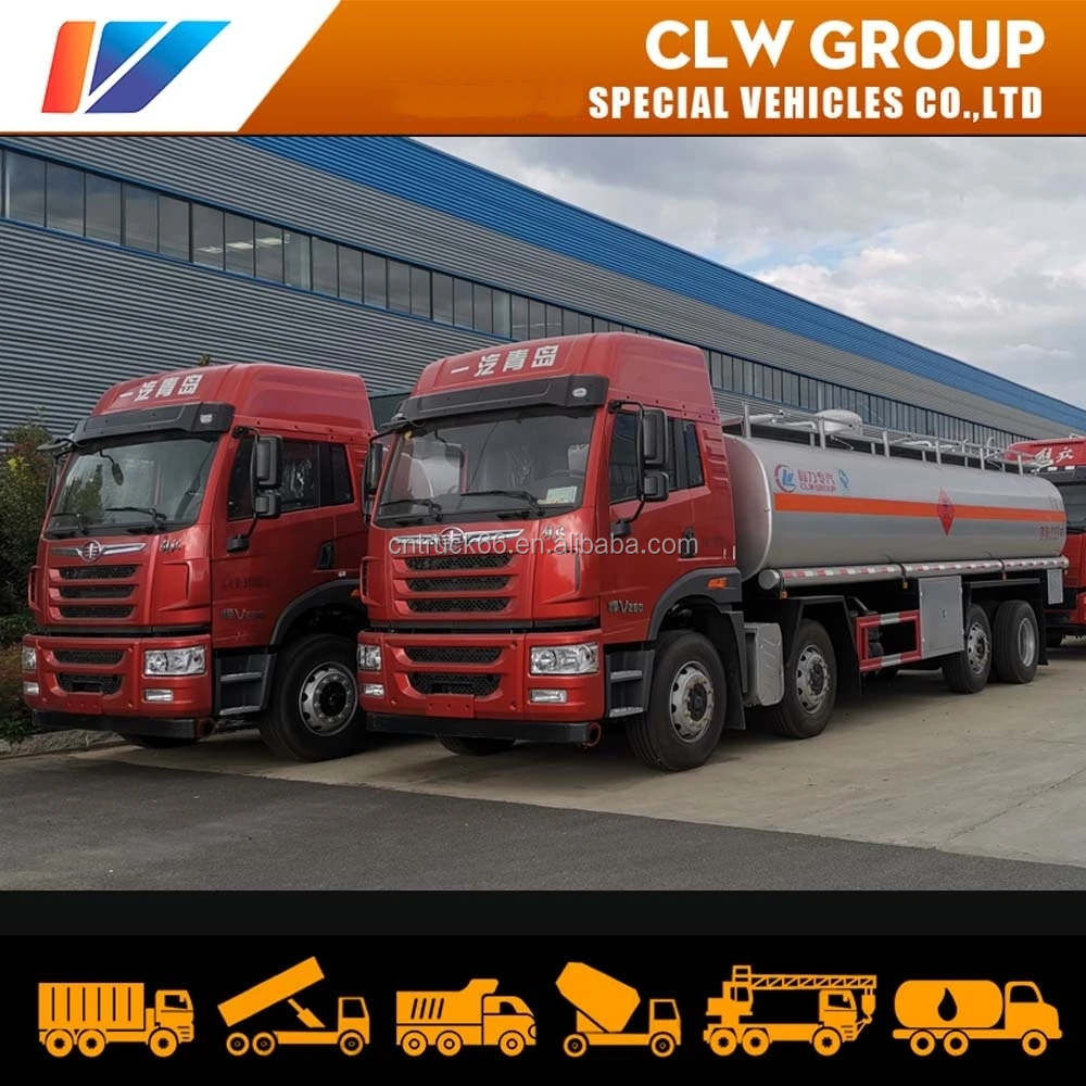 30m3 32m3 Fuel Bowser Faw Truck Heavy Duty Oil Tanker Truck With Free ...