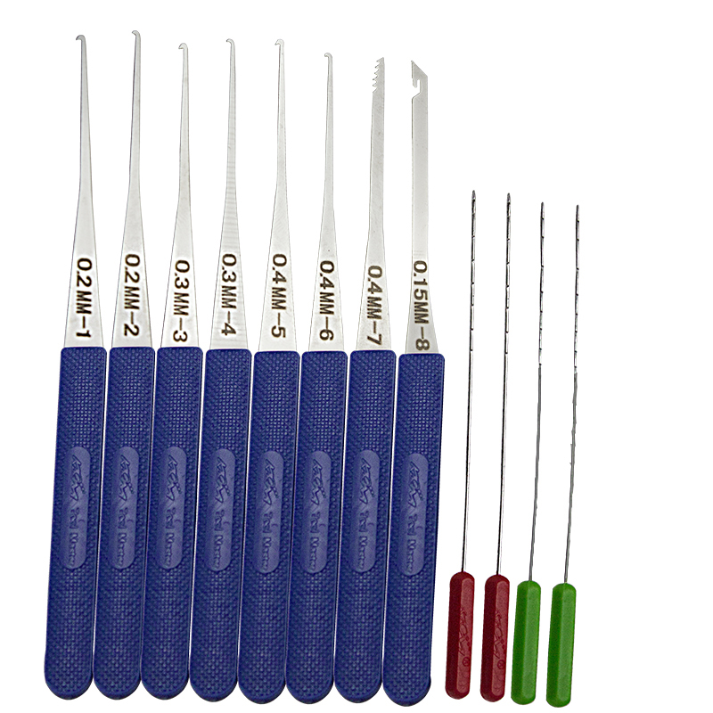 3-type Lockpick Set,view Cutaway Pin Padlock With Black Cover,lock ...