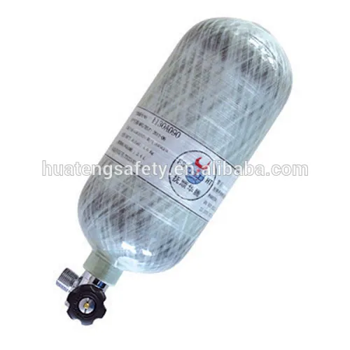 2.4l Carbon Fiber Small Oxygen Tanks, High Quality 2.4l Carbon Fiber ...