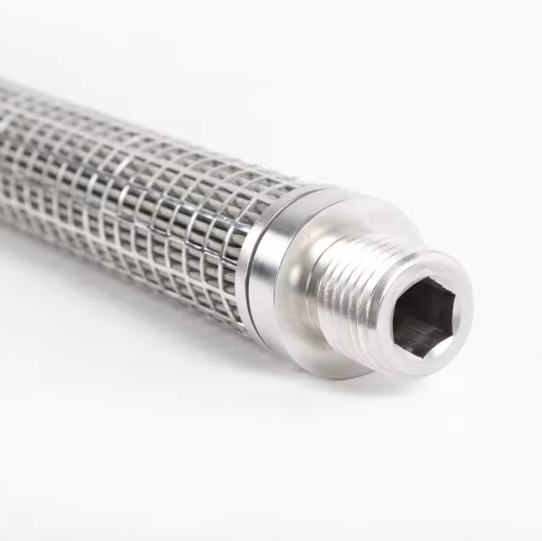 Sus304 스테인레스 스틸 재사용 가능한 주름 메쉬 캔들 필터, Bossgoo.com의 고품질 Sus304 스테인레스 스틸 재사용 가능한 주름 메쉬 캔들 필터