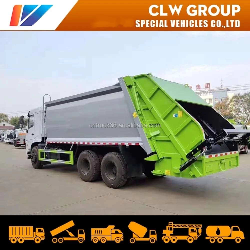 6x4 High Quality 20 Cubic Meters Garbage Compactor Truck 20 Tons ...