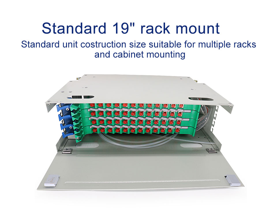 48 Port Optic Fiber Patch Panel Odf Optical Fiber Distribution Frame ...