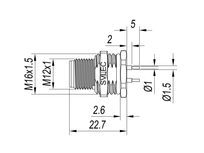 4 Pin Pcb เชื่อม M12 ตัวเชื่อมต่อชาย คุณภาพสูง 4 Pin Pcb เชื่อม M12 ตัว ...