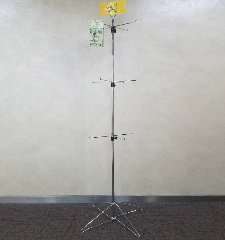 4-tier Metal Rolling Hat Display Rack, High Quality 4-tier Metal ...