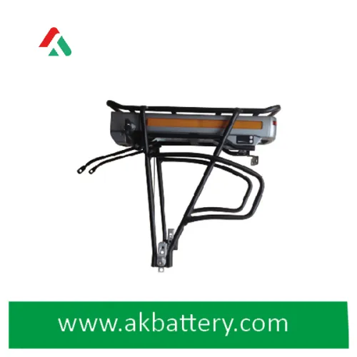 E-bike Rear Rack Battery 24v 10ah Lithium Battery Pack For Electric ...