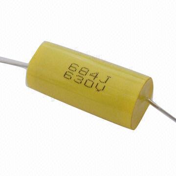 Mpt Metalized Polypropylene Axial Film Capacitor With 0.6mm Lead And ...